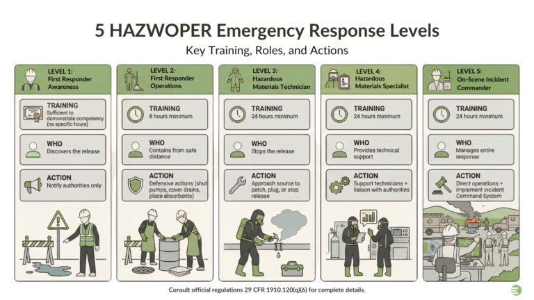 HAZWOPER Training Requirements by Worker Type: 29 CFR 1910.120 | e ...