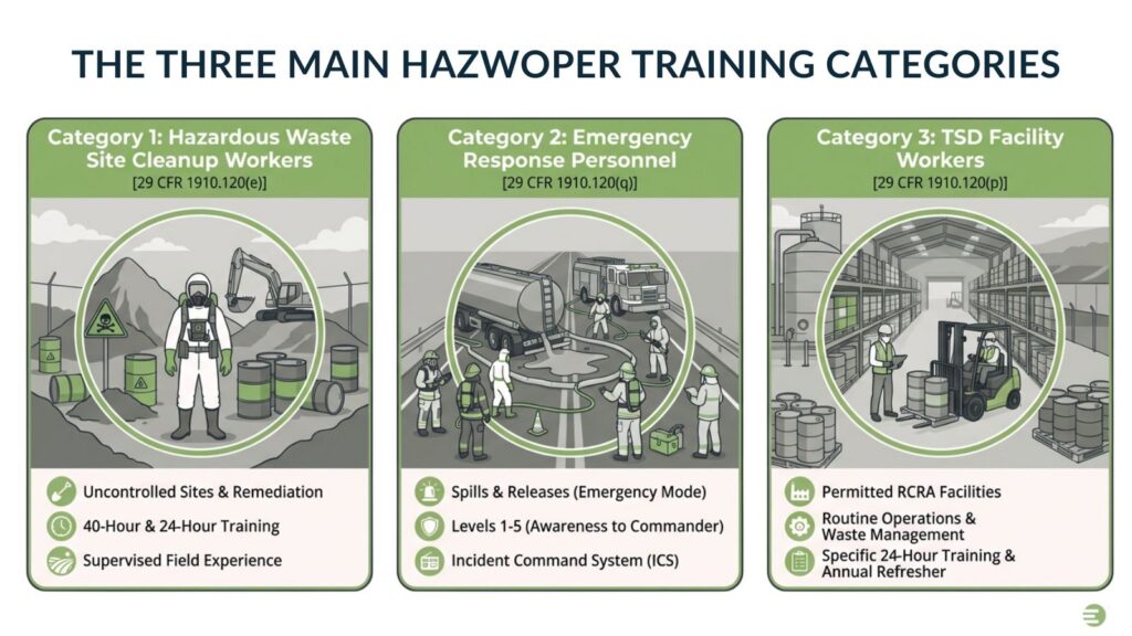 HAZWOPER Training Requirements by Worker Type: 29 CFR 1910.120 | e ...
