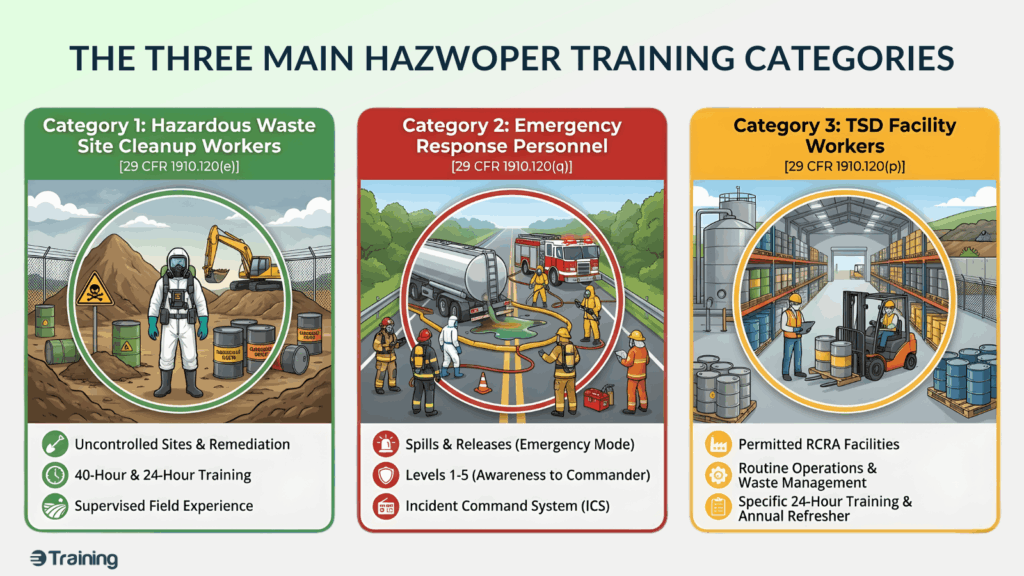 HAZWOPER Training Requirements by Worker Type: 29 CFR 1910.120 | e ...